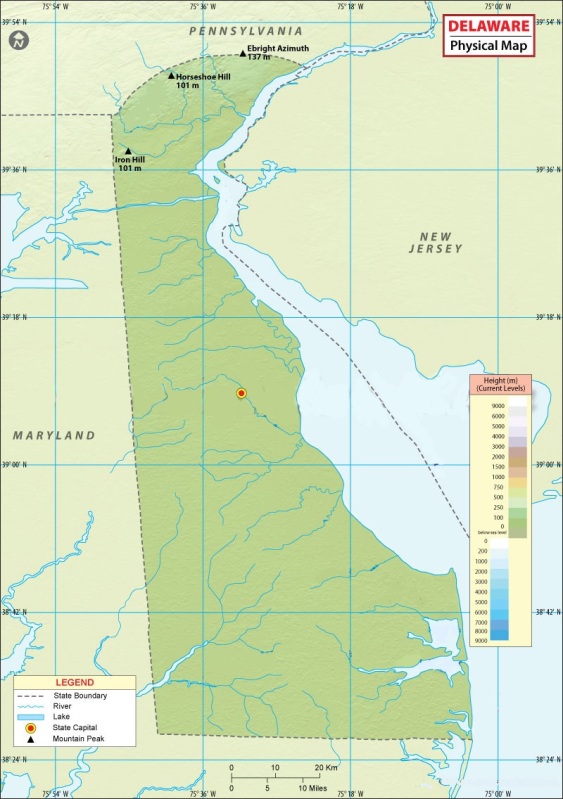 Delaware Physical Geography Quiz - By mucciniale