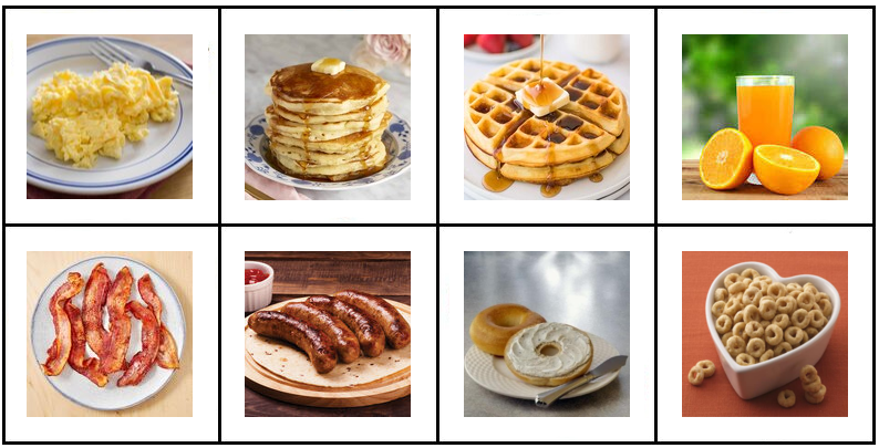 Great Eight: Breakfast Time! Quiz - By johncenafan612