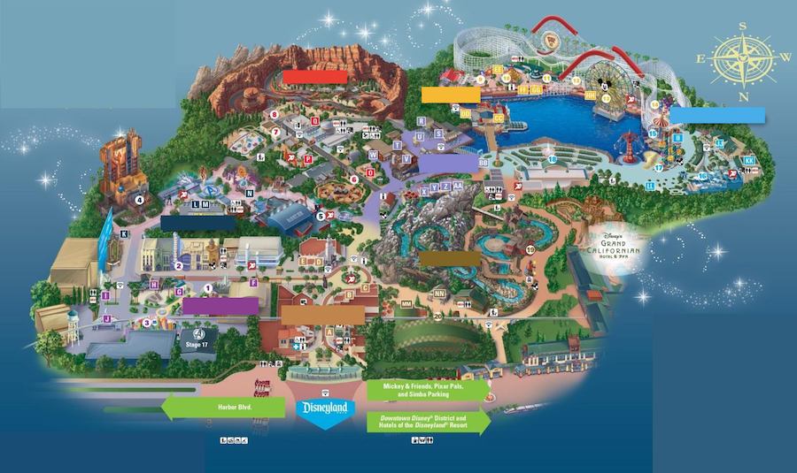 Clickable Disney California Adventure Map Quiz - By cabruce1