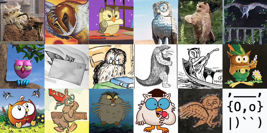 Click-an-Owl Quiz - By fellowmerry