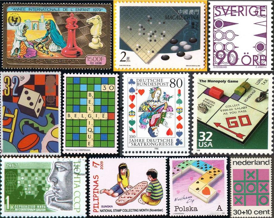 Classic Games Postage Stamps Quiz - By hazelnuts