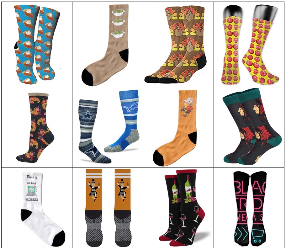 Thanksgiving Socks Quiz - By JackDots