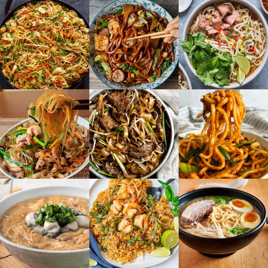 9 in 30: Noodle Dishes Quiz - By CooCooCachoo