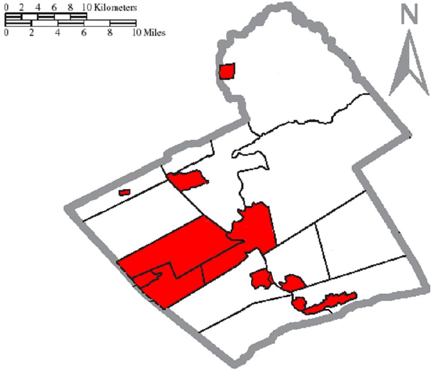 Click a Map: Carbon County, PA Quiz - By fvs