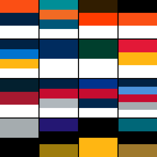 NFL Teams by Palette: AFC Quiz - By BlackY13