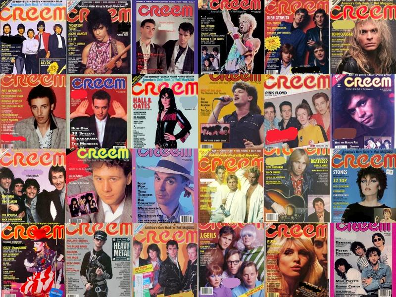 Creem Magazine 1980s Covers Picture Click Quiz - By hatefulmissy