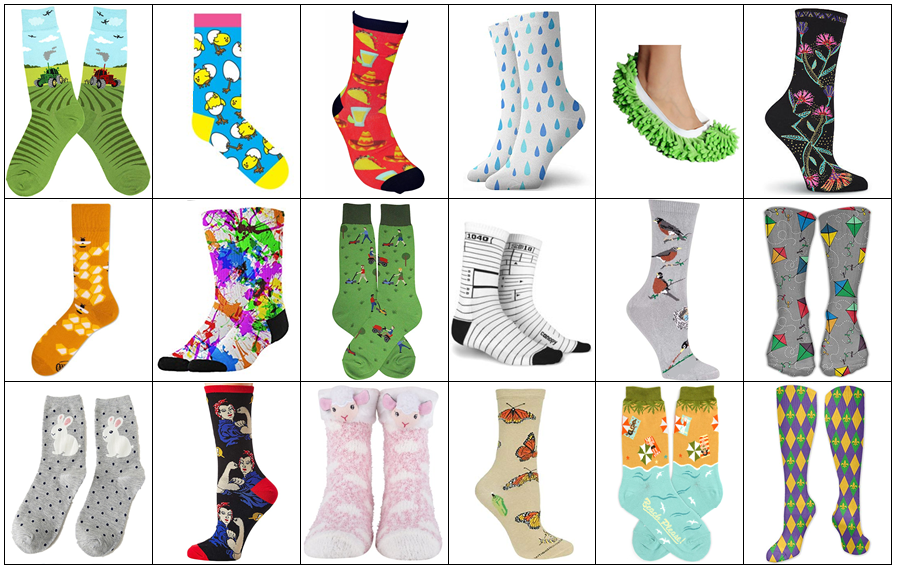 Springtime Socks Quiz - By JackDots