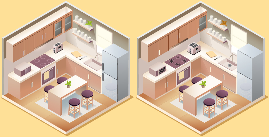 Click the Differences: Modern Kitchen Quiz - By Stavia