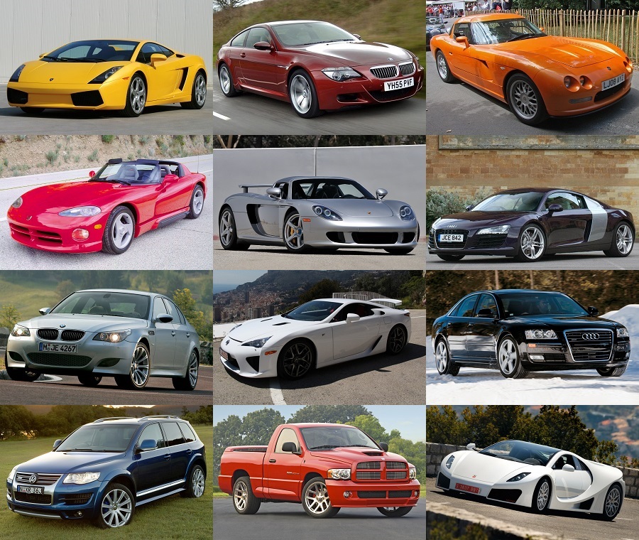 Find the 10-Cylinder Cars Quiz - By alvir28