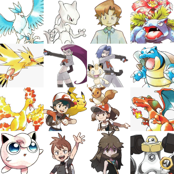 Pokémon Red & Blue Character Click II Quiz - By Ehhhhhh