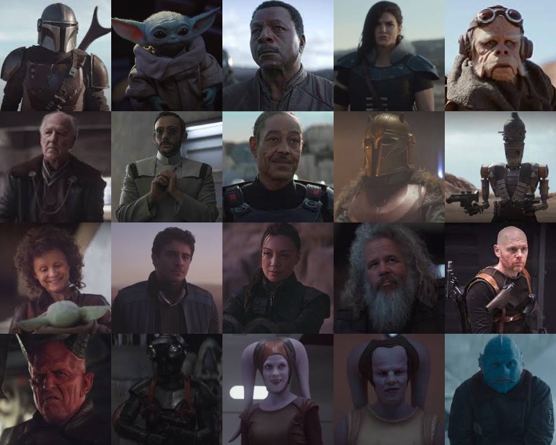 The Mandalorian Season 1 Characters by Image Quiz - By spen7601