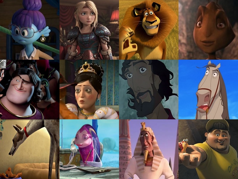 Dreamworks Folk (Letter A) Quiz - By Flick