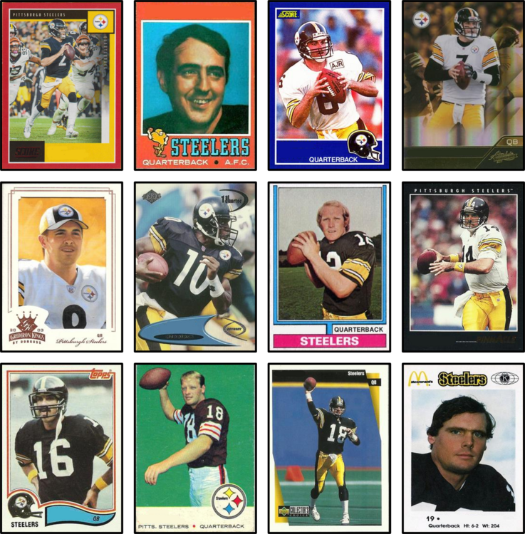 Pittsburgh Steelers Quarterback by Trading Card Quiz - By mattk77