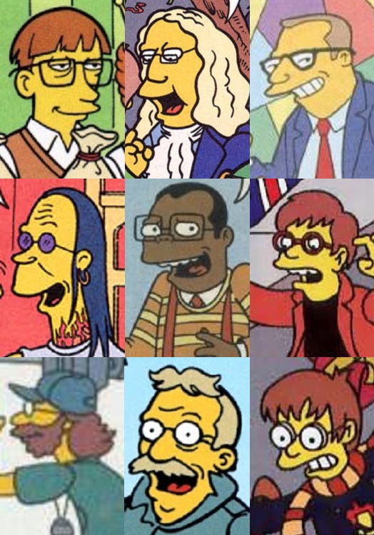 Famous Bespectacled Men in Simpsons Comics Quiz - By shorlin
