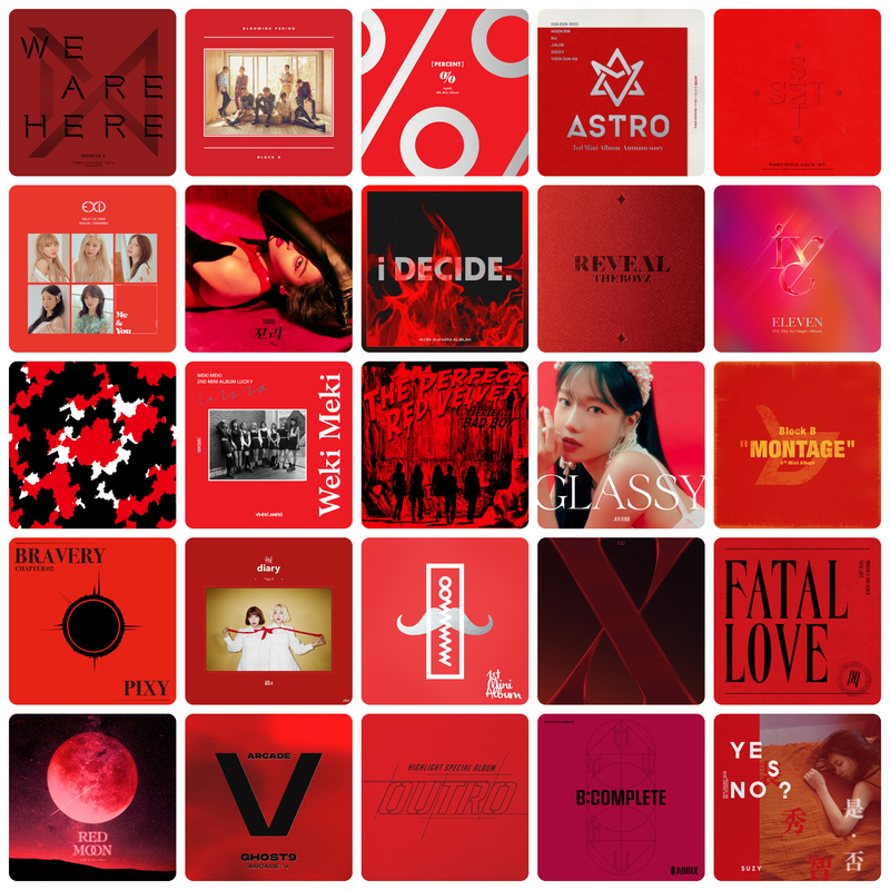 Red 🔴 K-Pop Albums (Pt. 2) Quiz - By iamtheluckyone