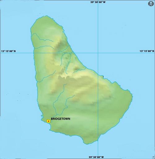 barbados physical regions