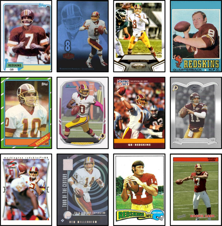 Washington Commanders Quarterback by Trading Card Quiz - By mattk77