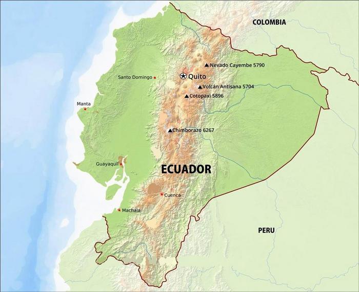 ecuador physical geography