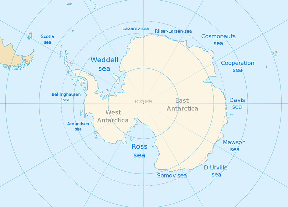 Antarctica Seas Quiz - By gazzso