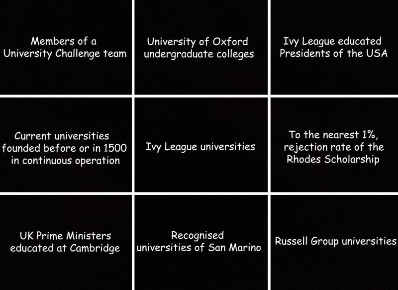 Ascending University Trivia Quiz - By I-Am-Batman