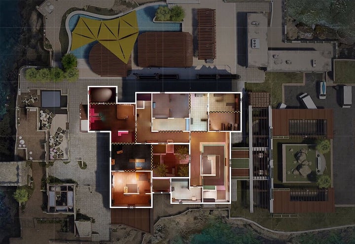 Rainbow Six: Siege - Coastline 1F Pro Callout Quiz - By spitballindw