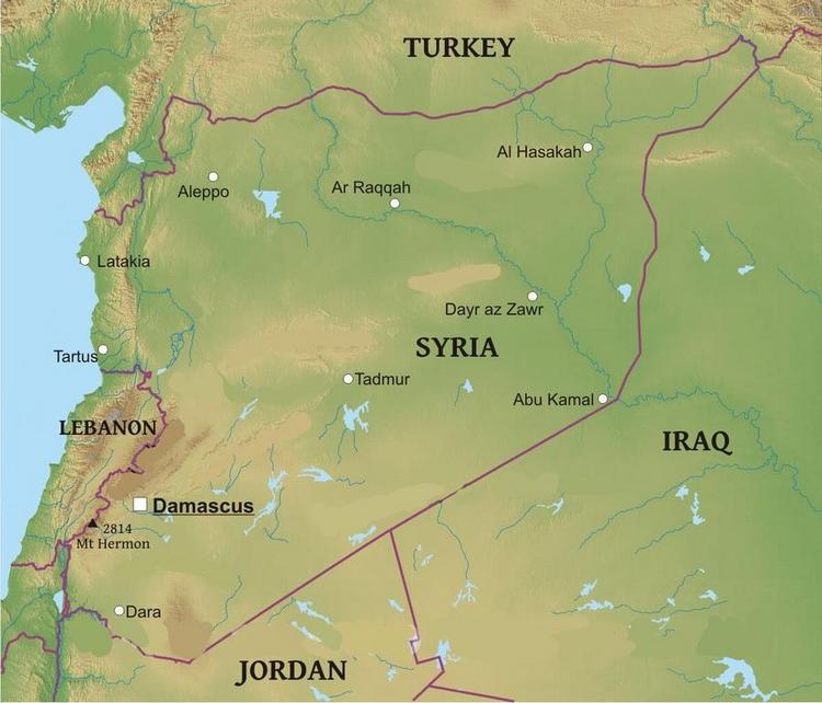 Syria Physical Geography Quiz - By mucciniale