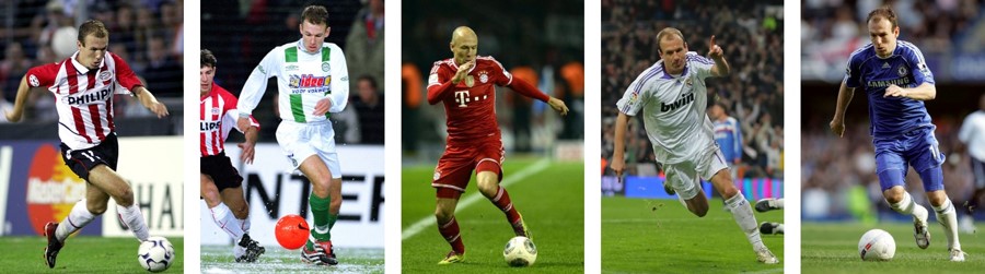 Click the clubs of Arjen Robben Quiz - By MD_Law
