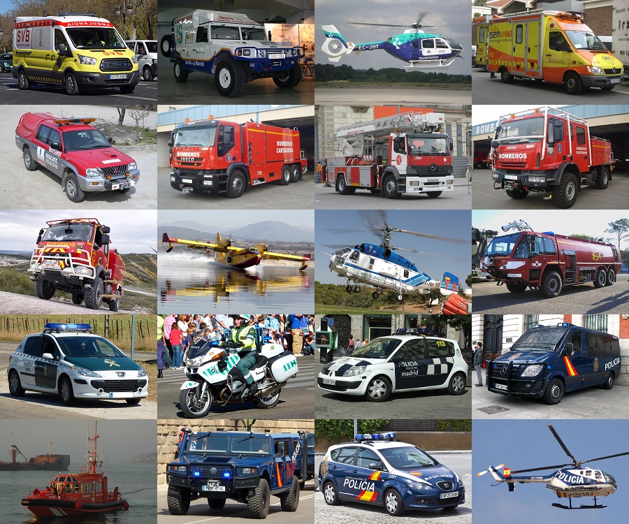 Find the Spanish Emergency Vehicles Quiz - By alvir28