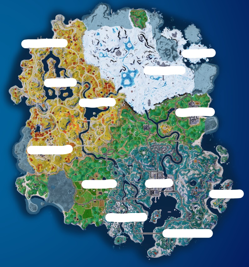 Fortnite Chapter 4 Season 2 Map Quiz - By robinseggblue