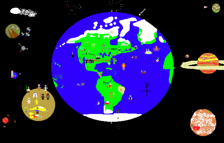 Find the Hidden Objects: MS Paint Map of the World Quiz - By JamesJonathan