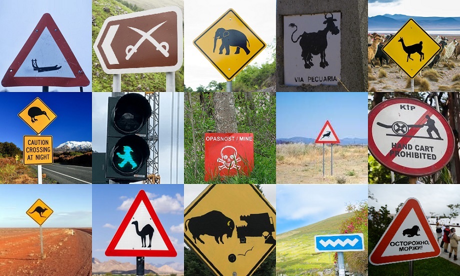 Country by Road Sign Quiz - By CaiustheTall