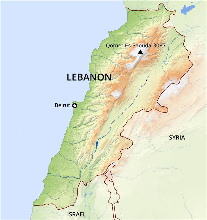 Lebanon Physical Geography Quiz - By mucciniale