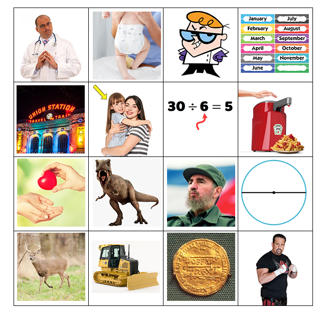 'D___R' Picture Click Quiz - By johncenafan612