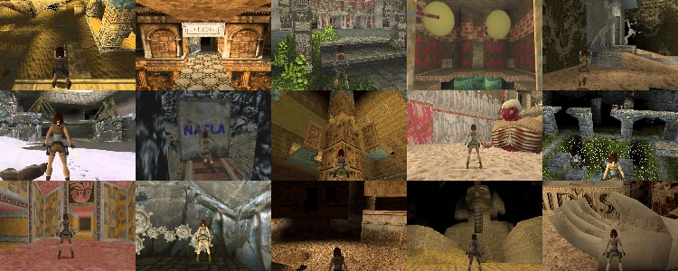 Original Tomb Raider 1 Levels by Picture Click. Quiz - By pabramoff
