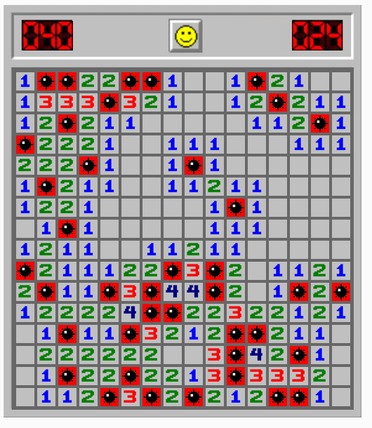 Minesweeper 024 (Intermediate) Quiz - By JoeCoolJRRT