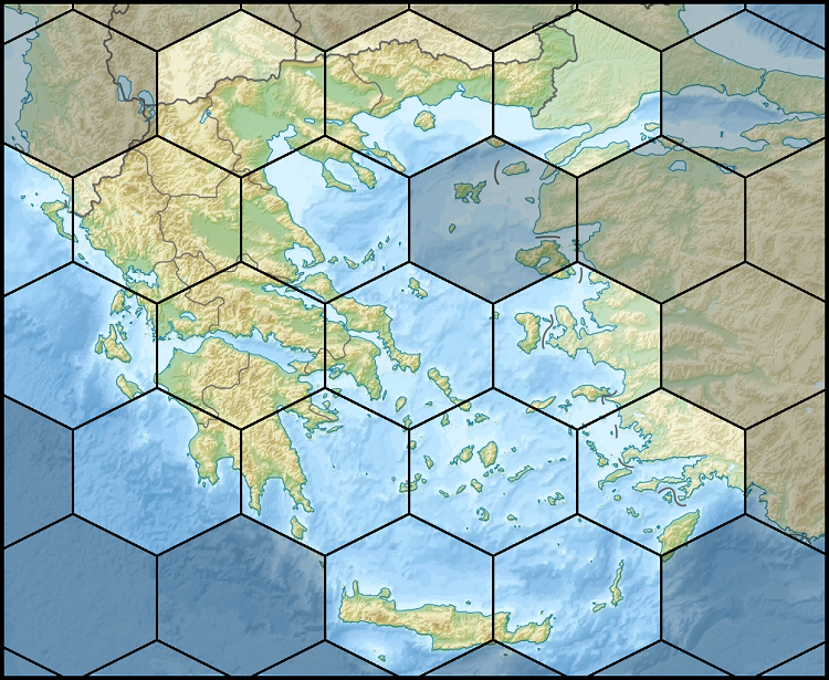 Fill the Hex Map of Greece Quiz - By Acntx