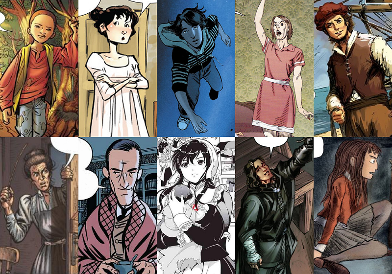 Literary Characters in Graphic Novels II Quiz - By KStericker