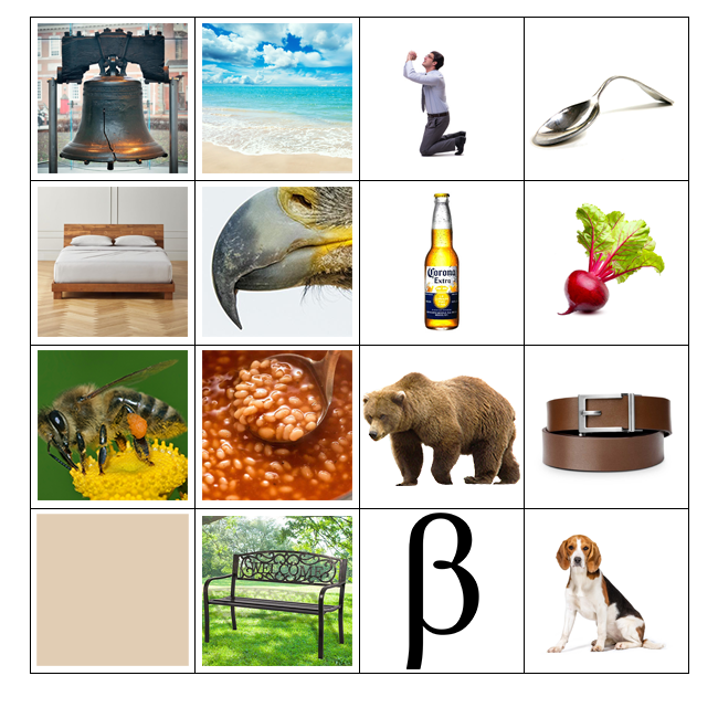 Words That Begin With 'Be' Picture Click Quiz - By johncenafan612