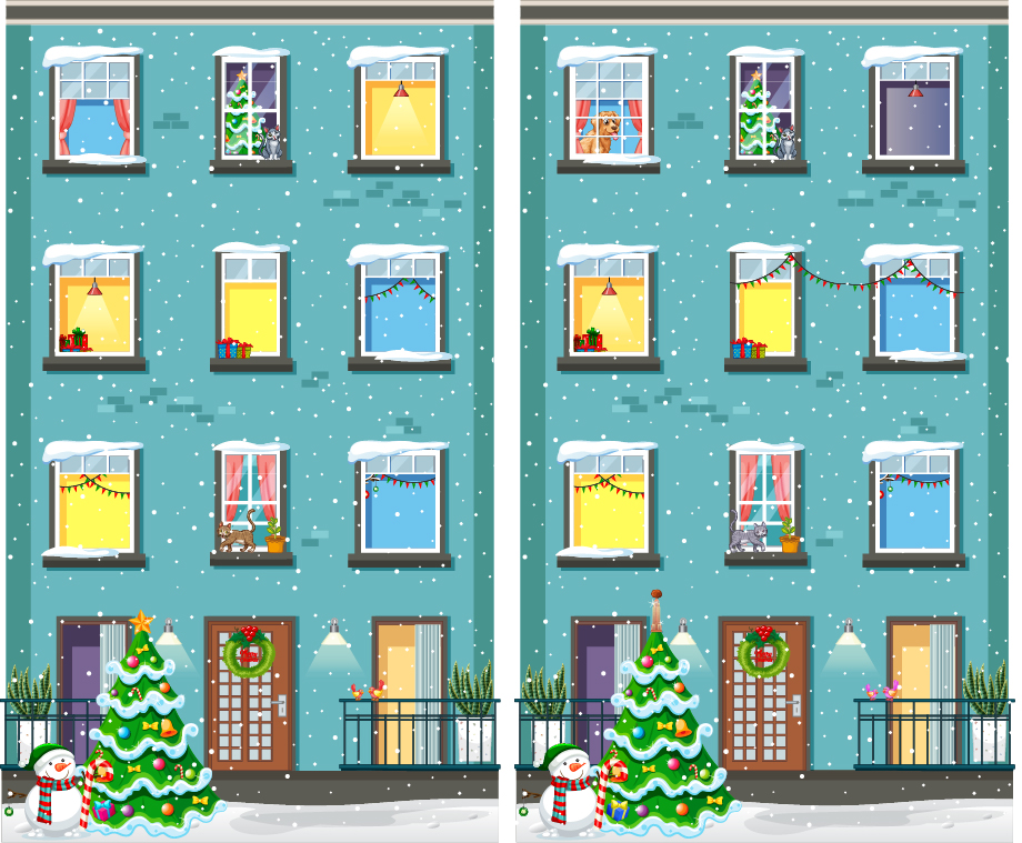 Click the Differences: Holiday Apartments Quiz - By Stavia