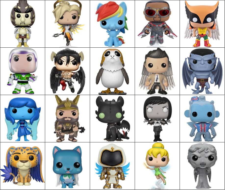 Winged Characters by Funko Pop! Figure Quiz - By rychu_supadude