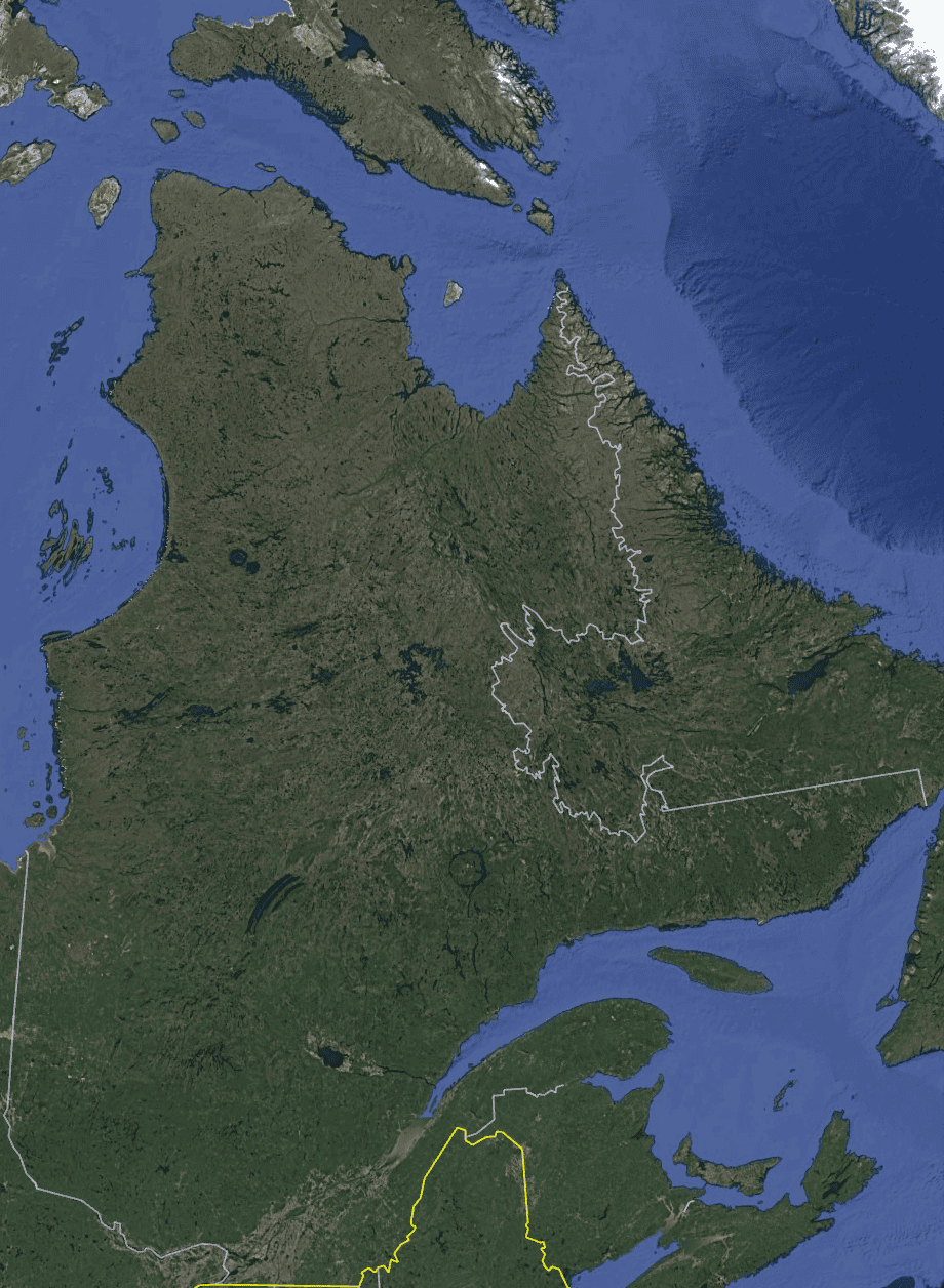 Quebec Physical Geography Quiz - By eldwod