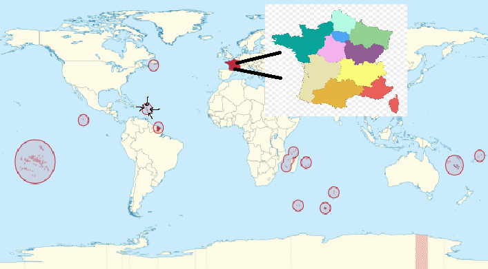 Regions and Overseas Territories of France Quiz - By tbone6272001