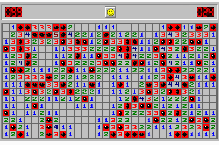Minesweeper 024 (Expert) Quiz - By JoeCoolJRRT