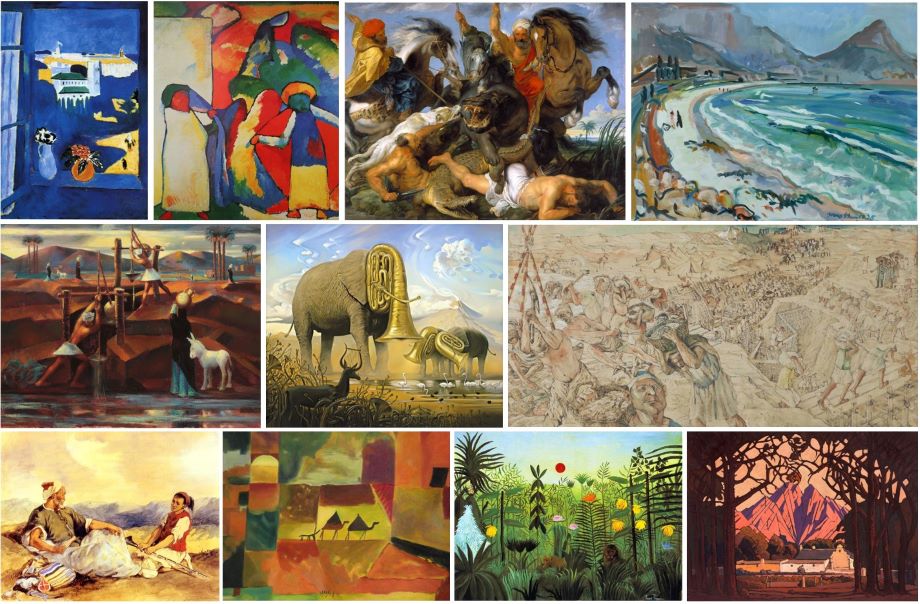 African Scenes - Famous Art Quiz - By hazelnuts