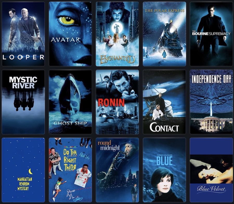 Movie Posters in Blue Quiz - By MSUKent