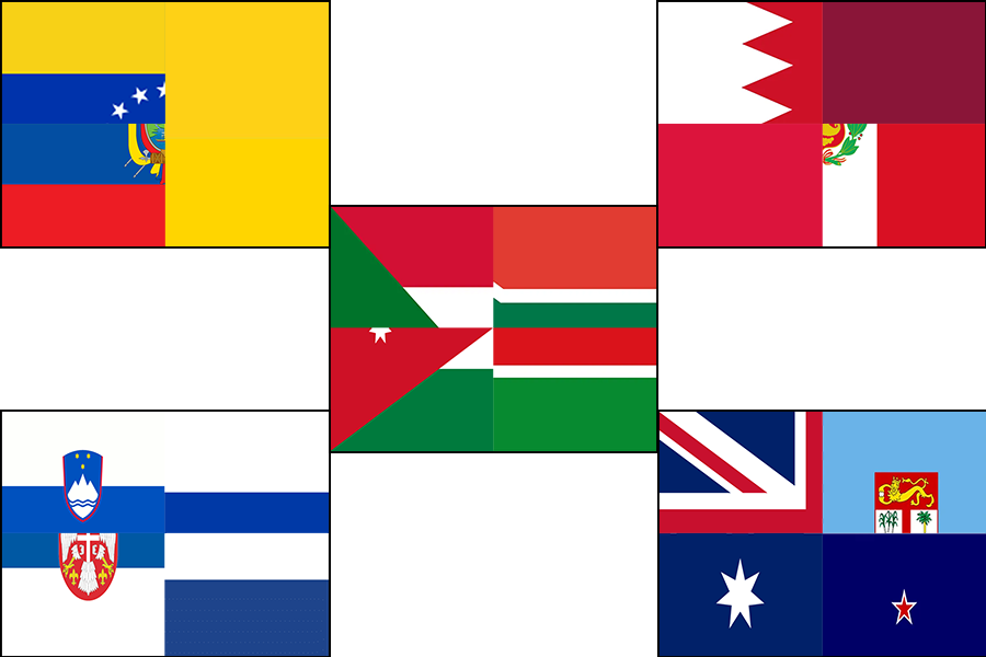 Quadrant Flags Quiz - By DragMoogle