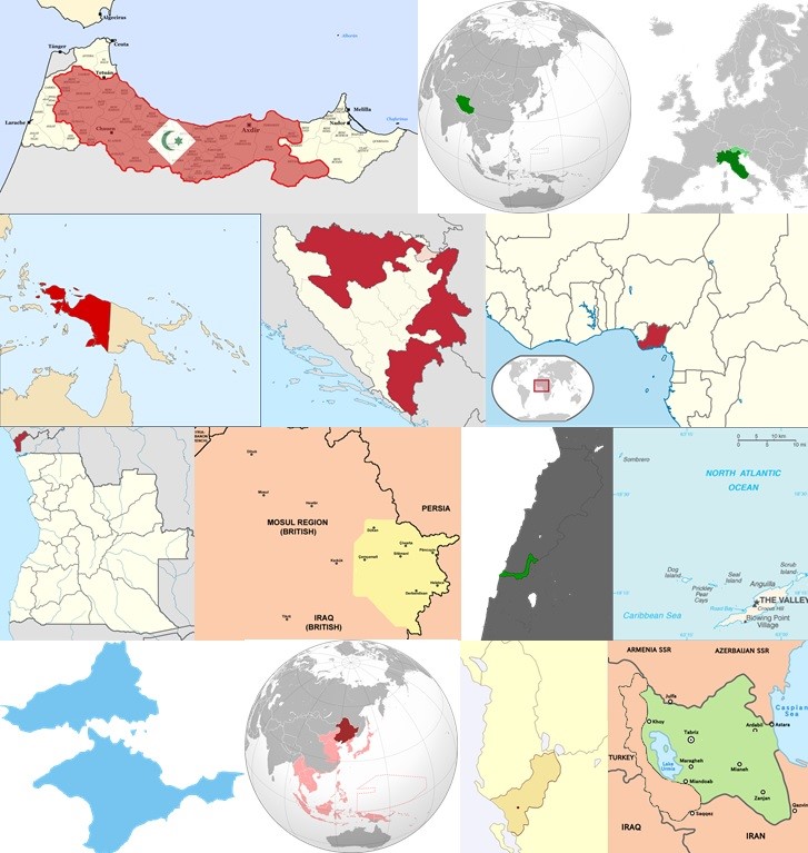 Unrecognized Countries (1900s) Quiz - By Extinctanimals22