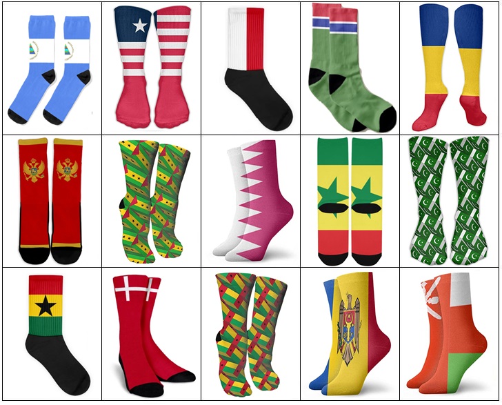 Country Flag by Socks Click X Quiz - By JackDots