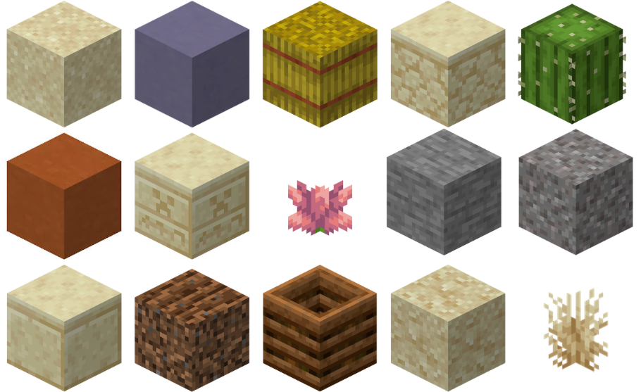 Minecraft Block Click - The Desert Quiz - By pjtrzeciak