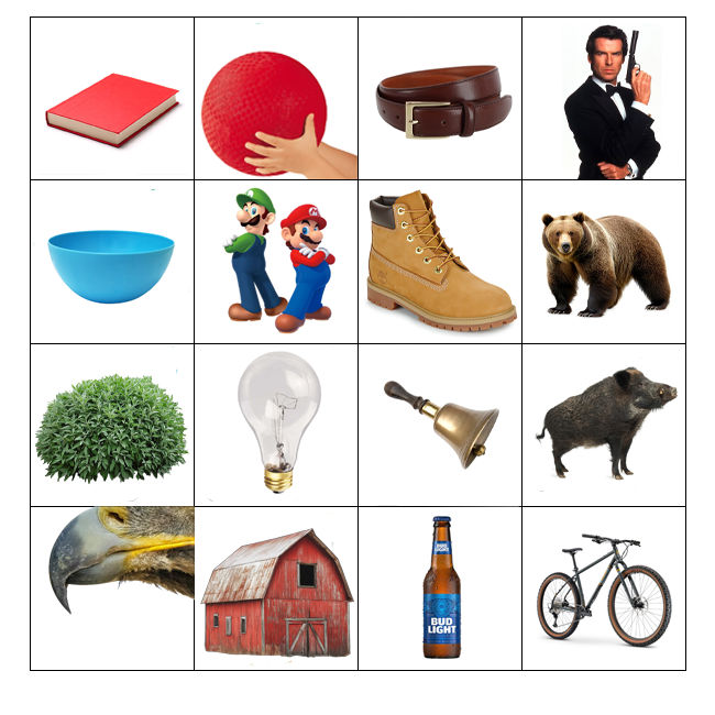 4-Letter B Words Picture Click Quiz - By johncenafan612